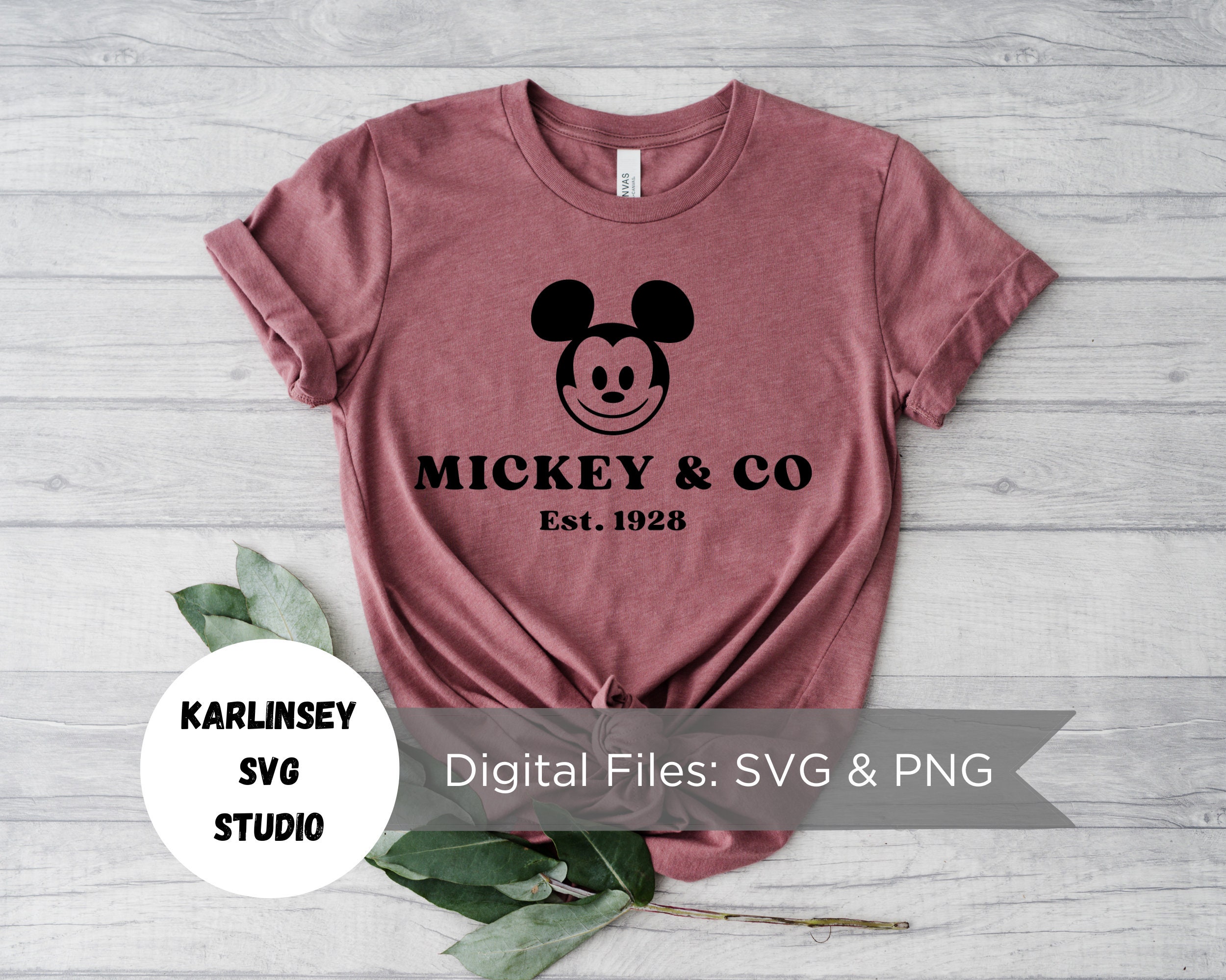 Mickey and Co. Est 1928, SVG, PNG, Cut File, Silhouette, Cricut ...