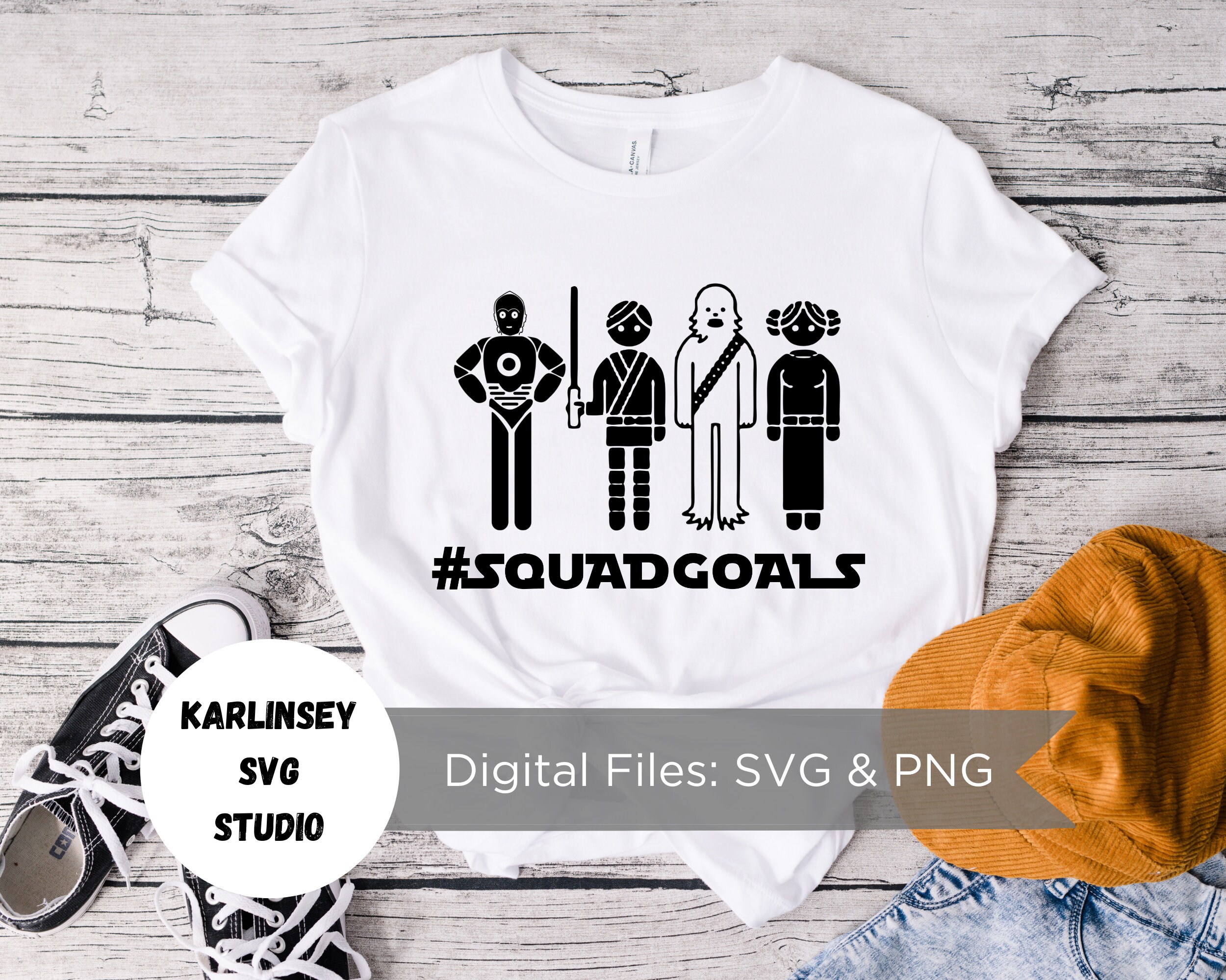 Star Wars Squad Goals SVG PNG Cut File Silhouette Cricut | Etsy