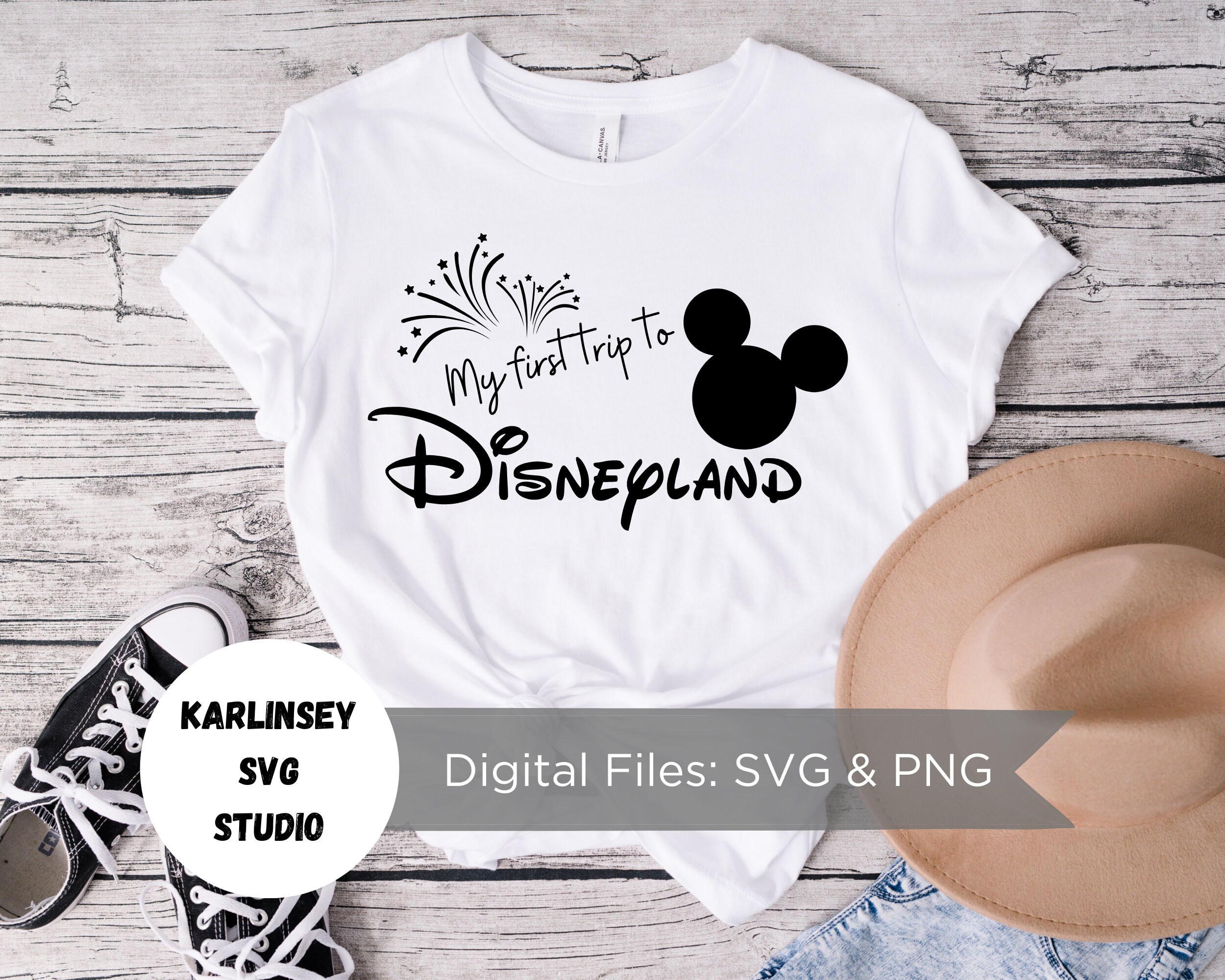SVG PNG Bundle Cut File Mickey Mouse Minnie My First - Etsy