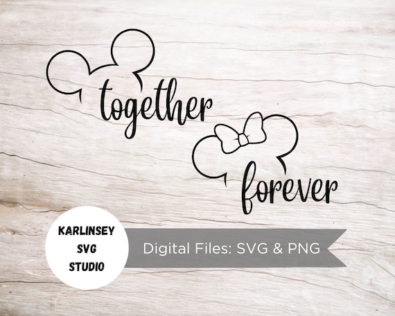 Together Forever Bundle SVG PNG Cut File Magic Castle | Etsy