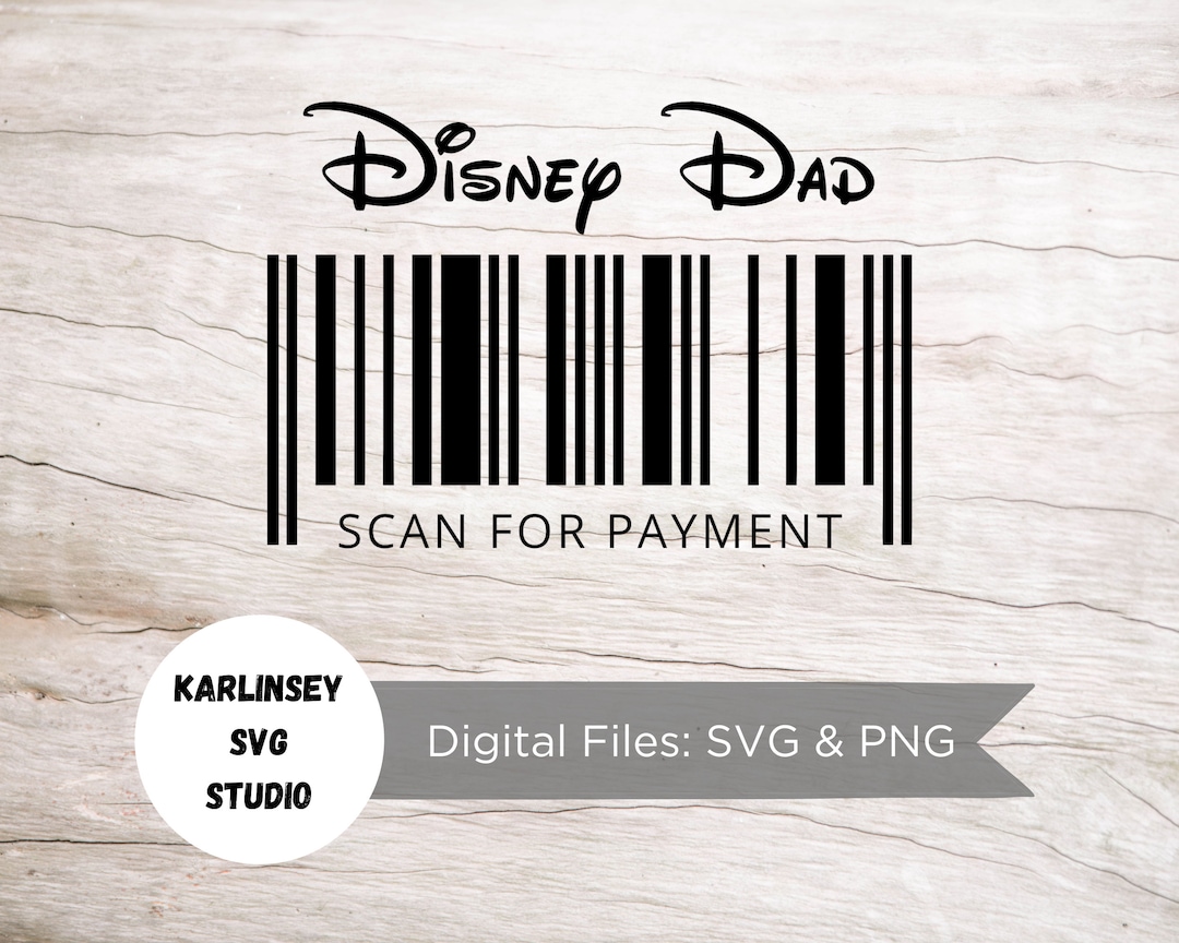 Scan for Payment, Dad, Magic, SVG, PNG, Cut File, Silhouette, Cricut ...