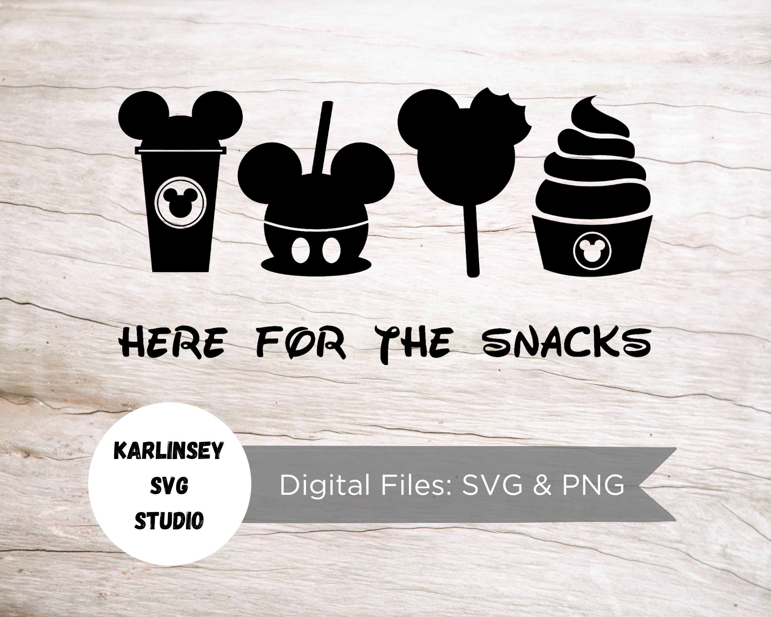Here for the Snacks SVG PNG Cut File Castle Magic - Etsy
