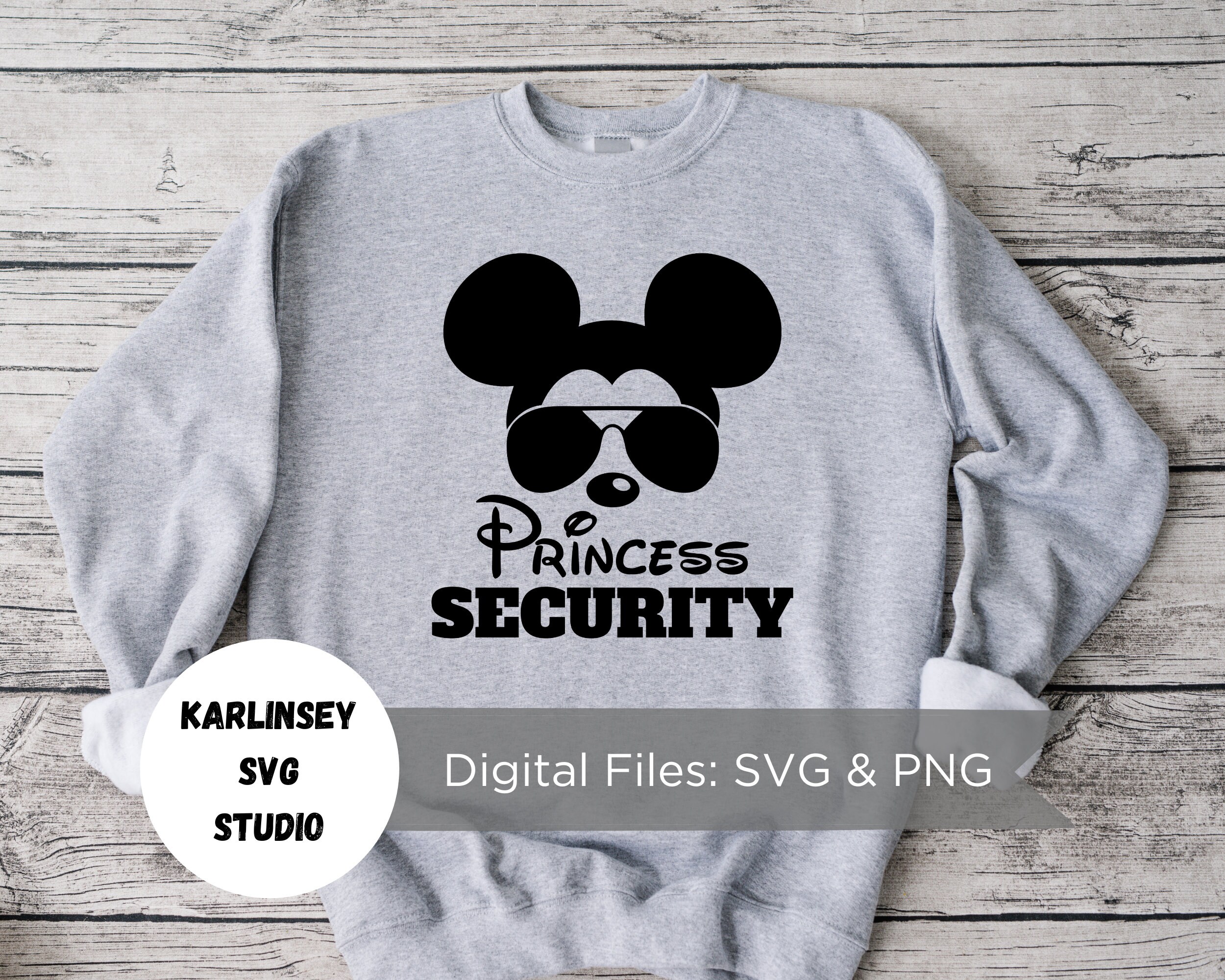Princess Security Mickey Mouse Family Park Trip SVG PNG - Etsy