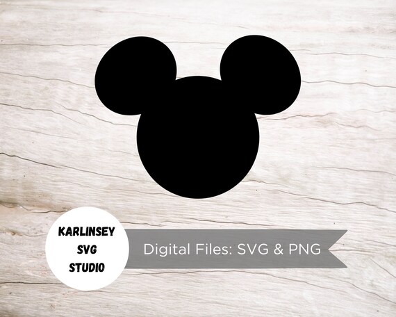 Mickey Mouse SVG PNG Design Element Basic Graphic Design - Etsy
