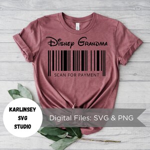 Scan for Payment Bundle, Mom, Dad, Grandma, Grandpa, SVG, PNG, Cut File ...