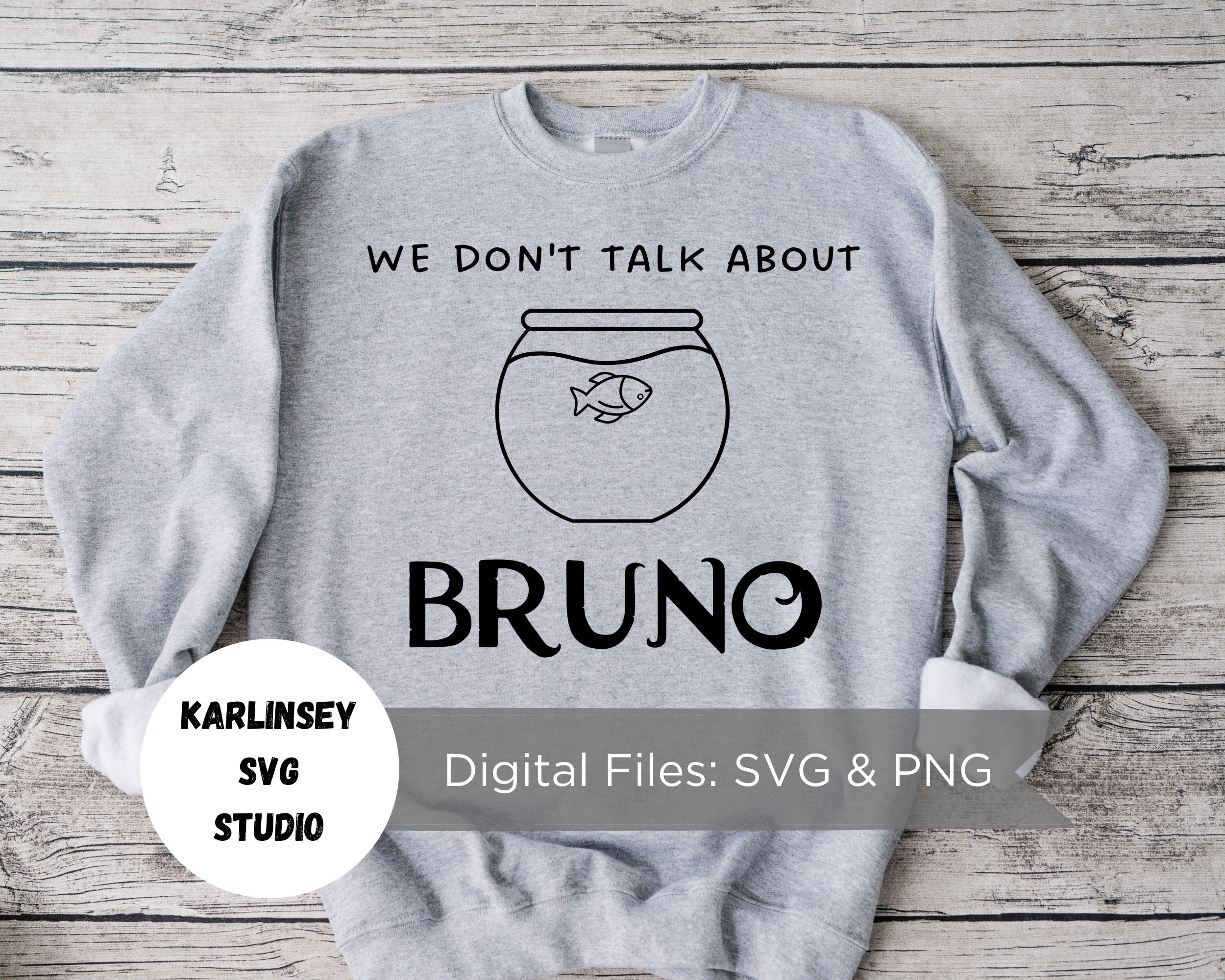 We Don't Talk About Bruno, Dead Fish, He Told Me My Fish Would Die, SVG ...