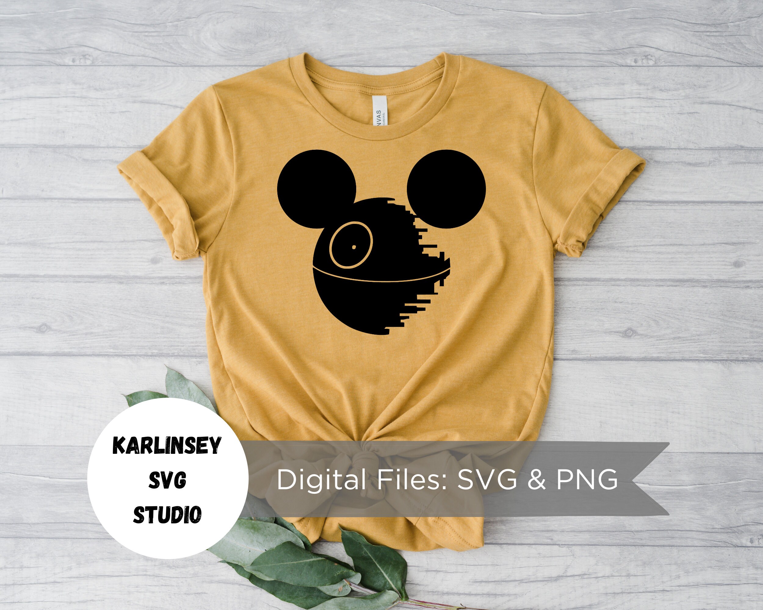 Death Star Mickey, SVG, PNG, Cut File, Digital Download, Castle, Magic ...