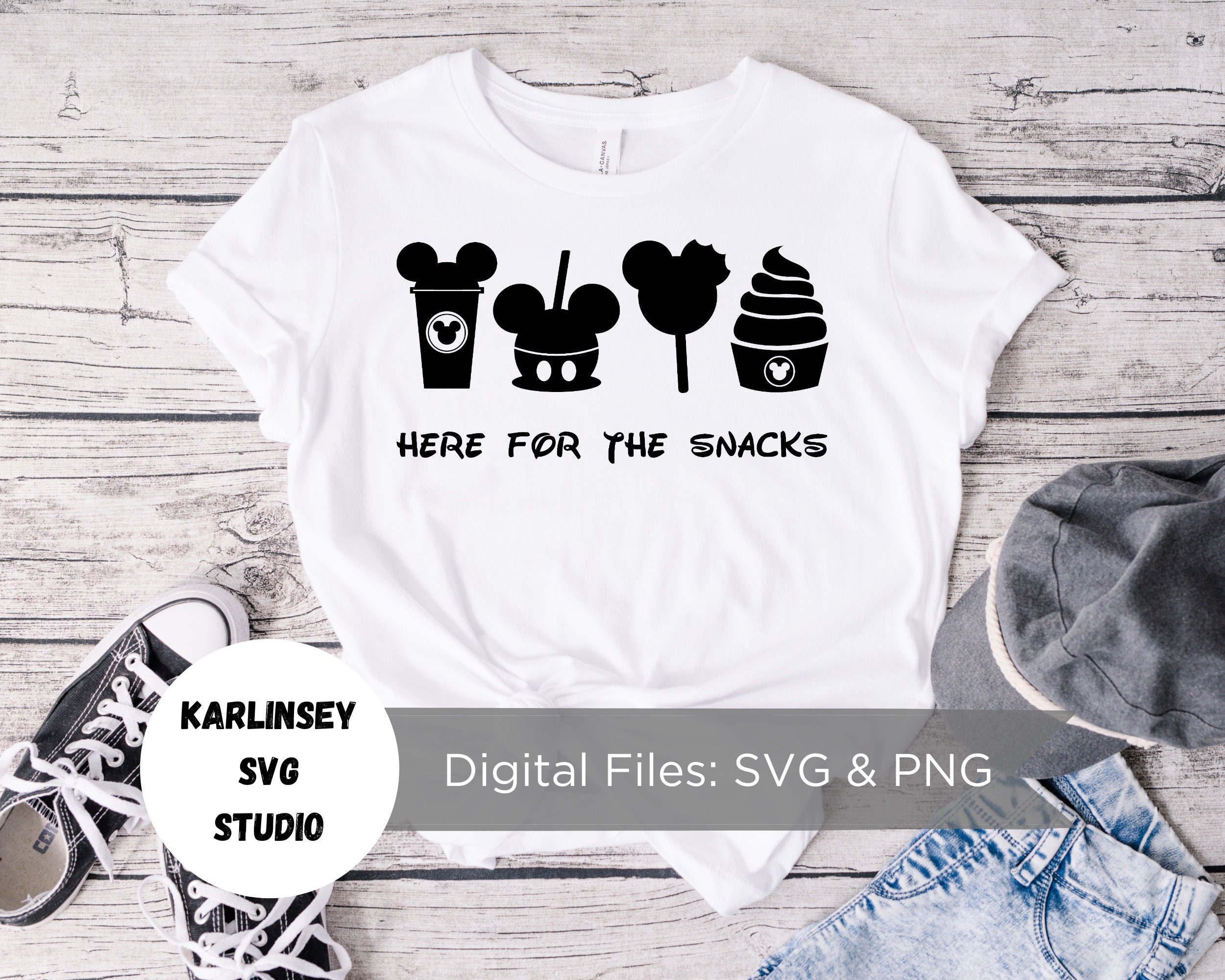 Here for the Snacks SVG PNG Cut File Castle Magic - Etsy