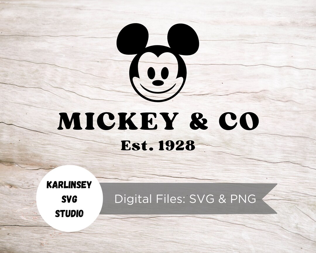 Mickey and Co. Est 1928, SVG, PNG, Cut File, Silhouette, Cricut ...