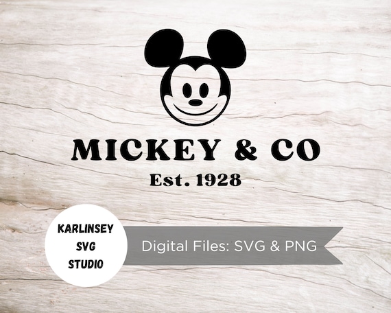 Mickey and Co. Est 1928 SVG PNG Cut File Silhouette - Etsy