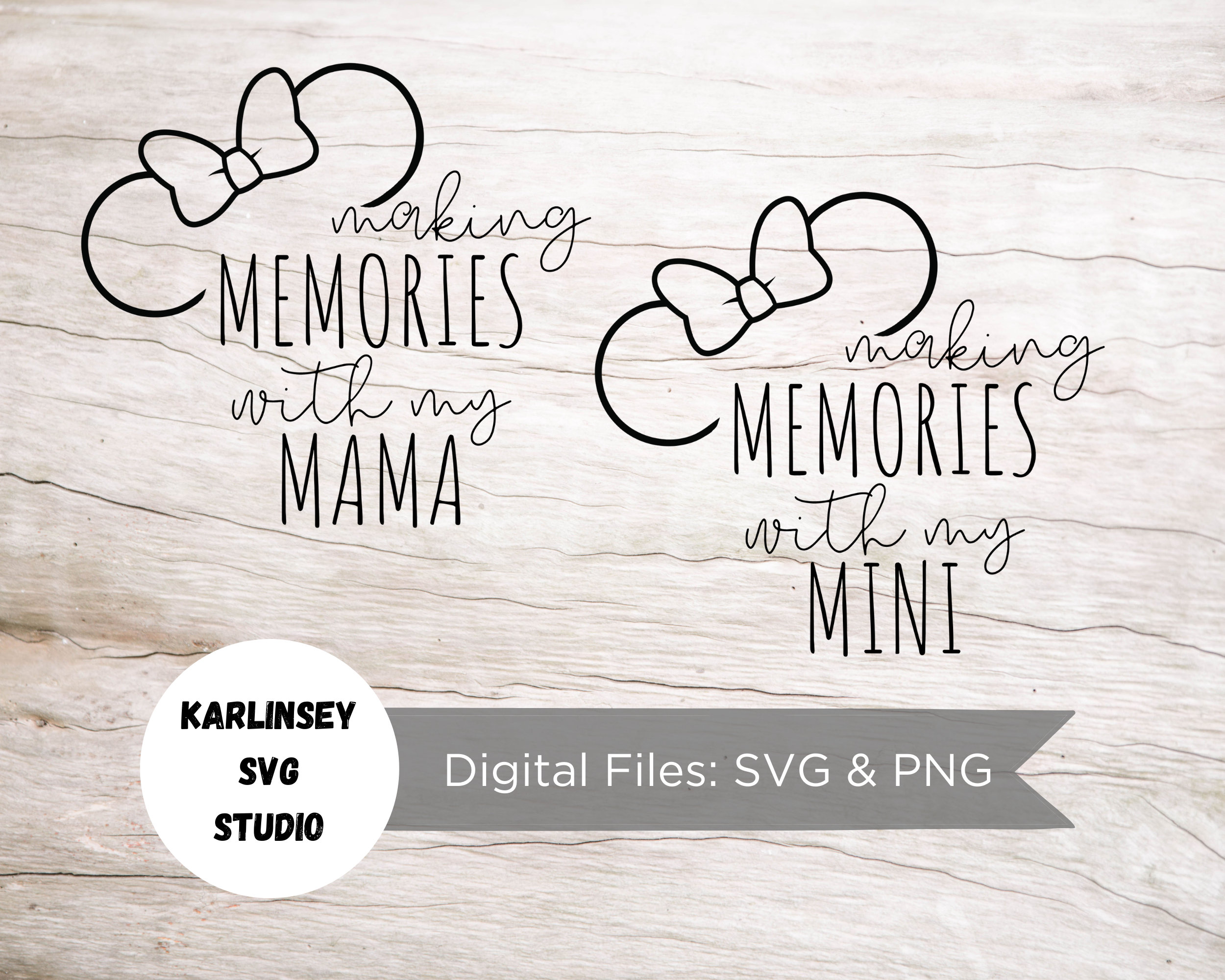Making Memories With My Mama and Mini Bundle Svg Png Jpg - Etsy