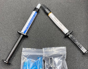 DIY Tooth Gem Kit icy, Dental Adhesive, Instructions, 10 Pcs, UV LED ...