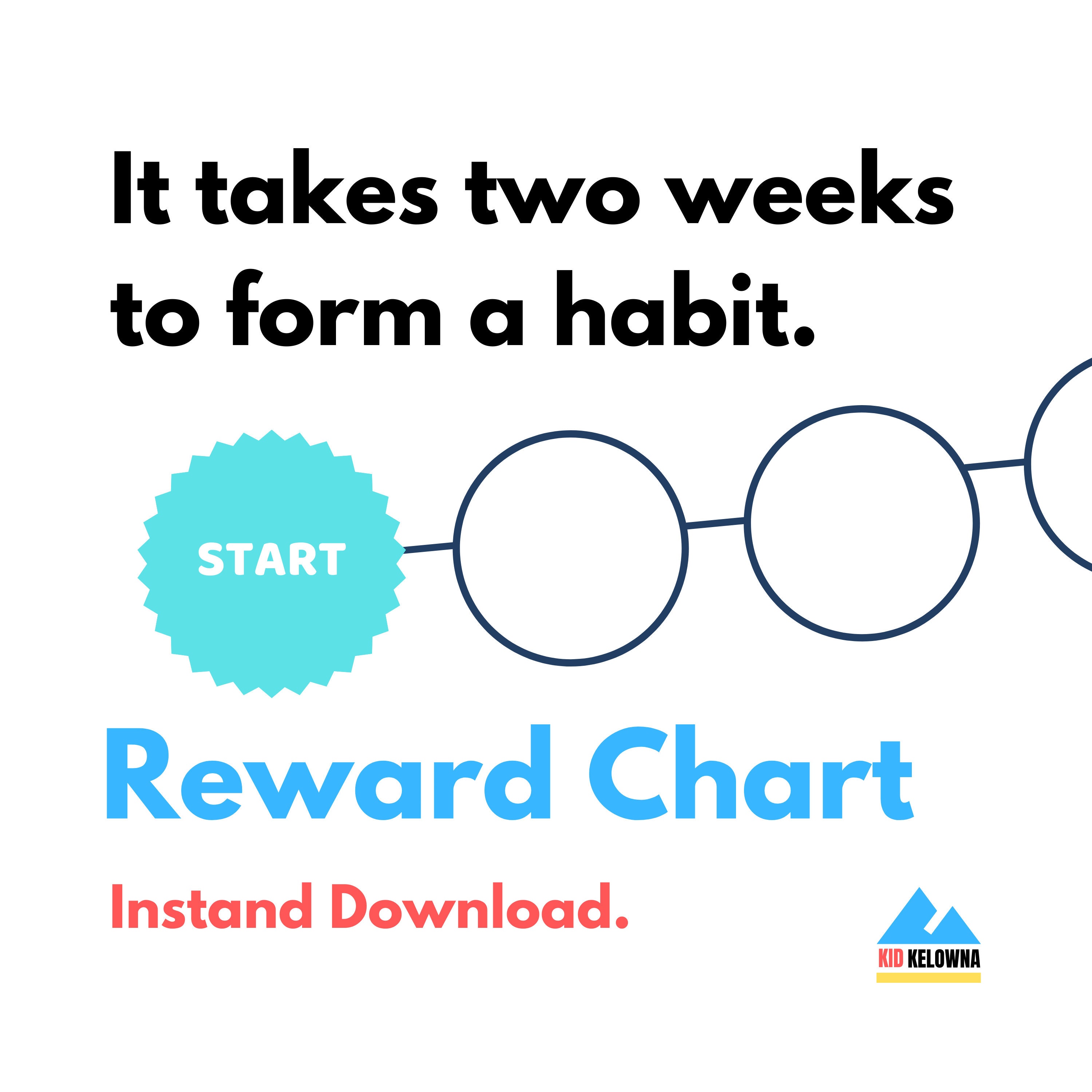 Reward Chart Printable Behavior Chart Daily Chore Chart - Etsy