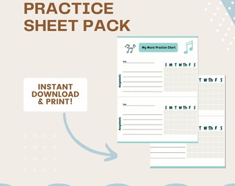 Violin Practice Chart - Etsy