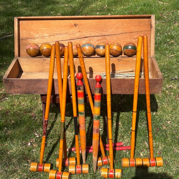 Croquet Set - Etsy