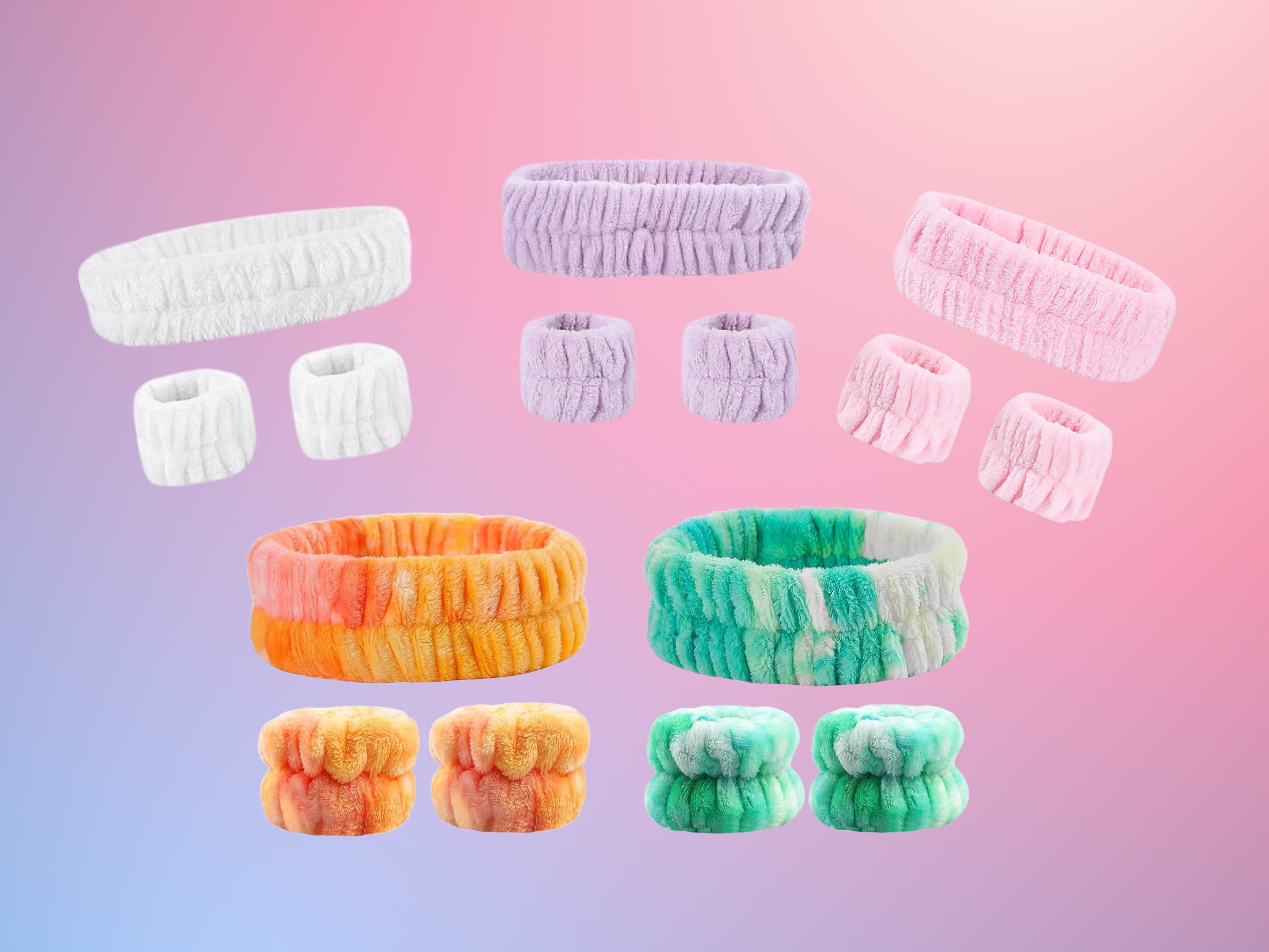 Spa Headband With Wristband Set - Etsy