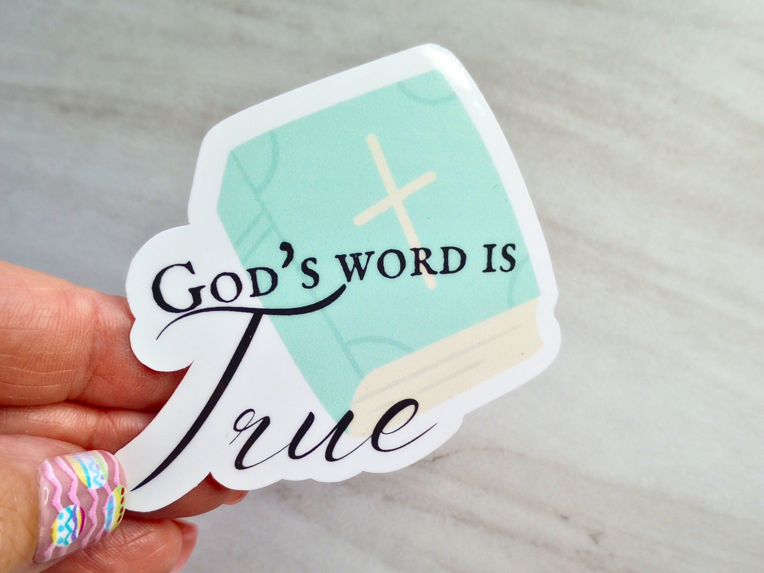 Christian Bible-inspired Die-cut Stickers Christian Stickers Christian ...
