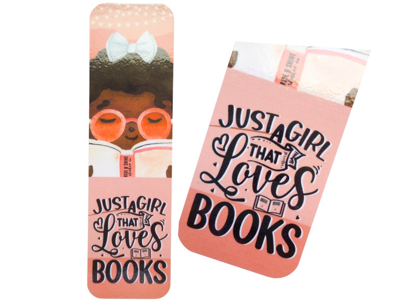 Cute Girly Bookmark Bookmark Book Lovers Bookmark Set Water Color ...