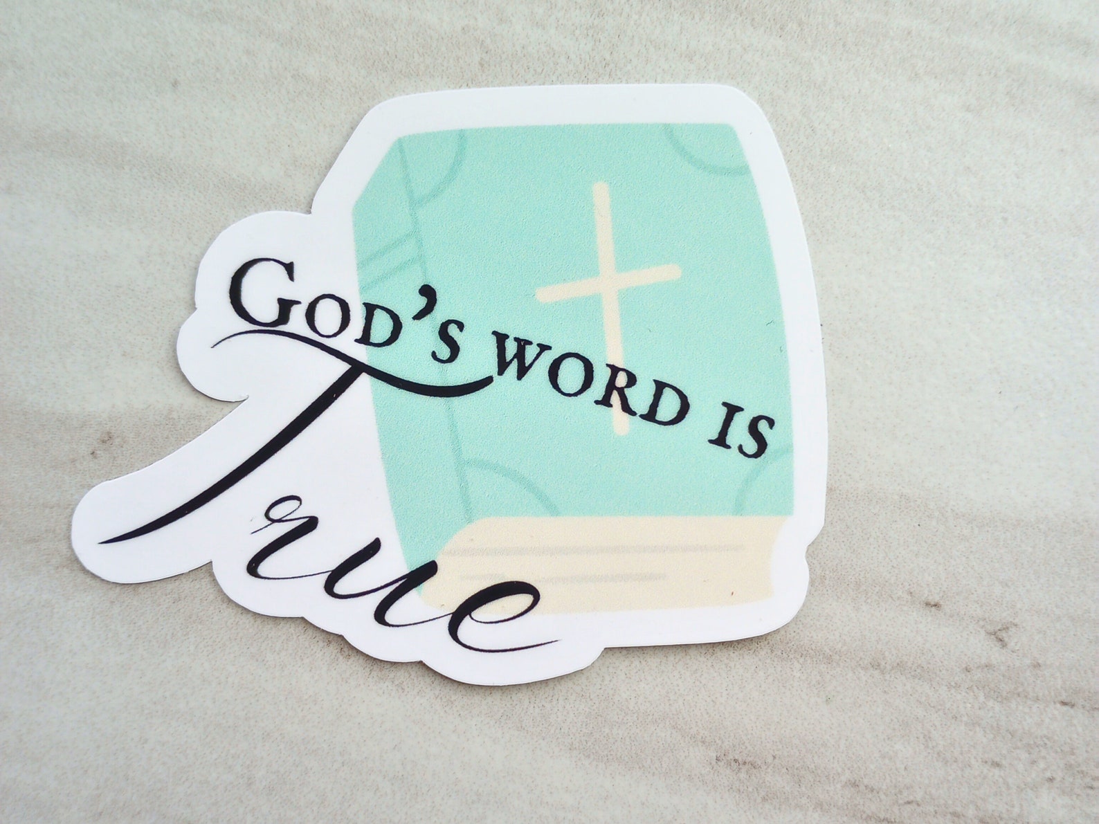 Christian Bible-inspired Die-cut Stickers Christian Stickers Christian ...