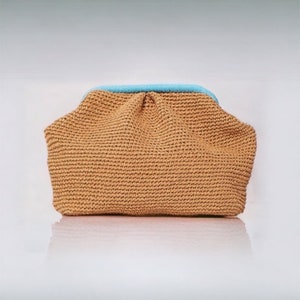 Colorful Straw Beach Clutch Crochet Raffia Pouch Clutch Bag - Etsy