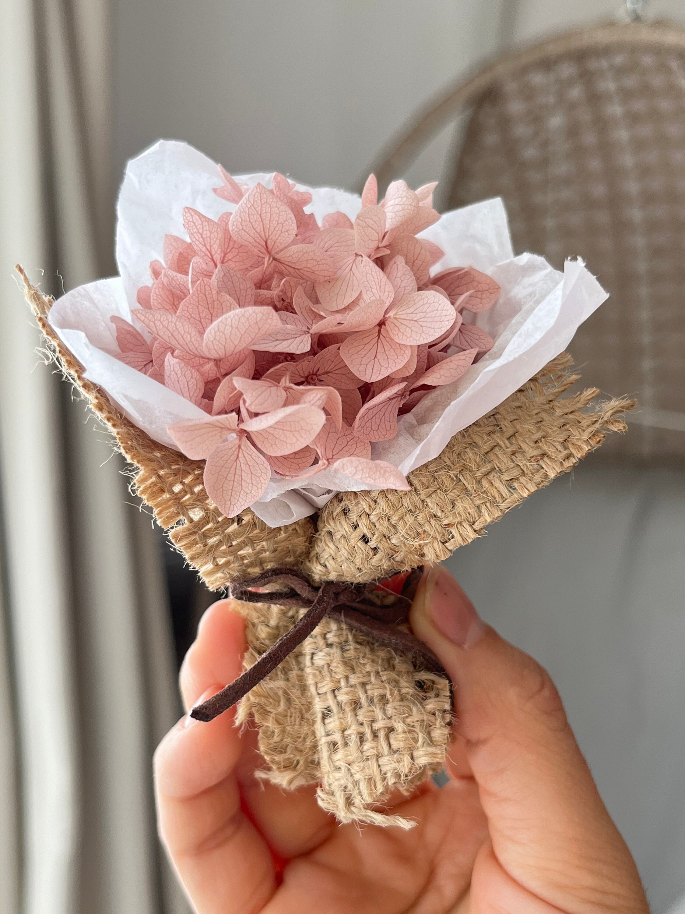 Mini Dried Flower Bouquet, Mini Posy, Wedding Favors, Party Favor ...