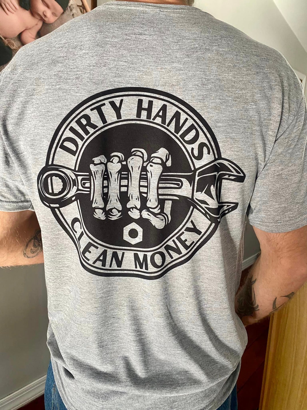 Dirty Hands Clean Money T-shirt - Etsy
