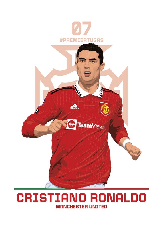CR7 is a Red Devil A4 Print - Etsy