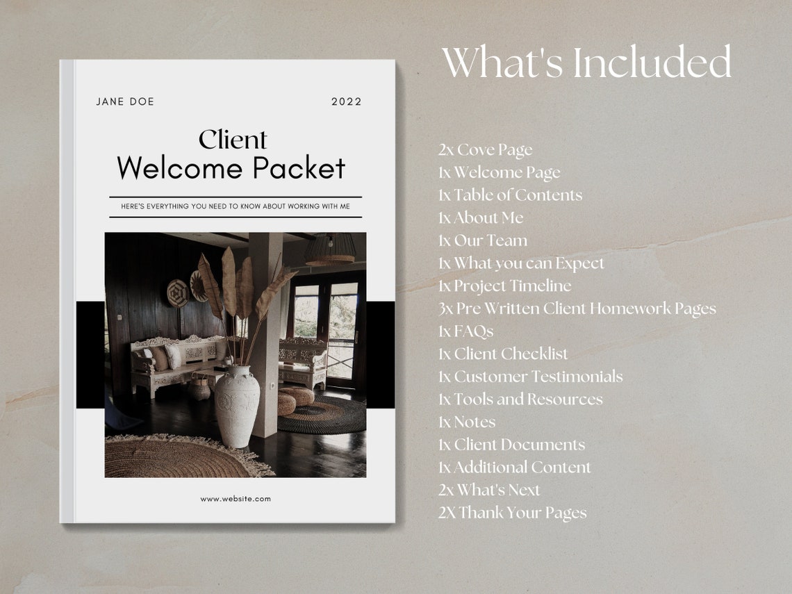Realtor Client Welcome Packet, Real Estate Template, Welcome Packet ...