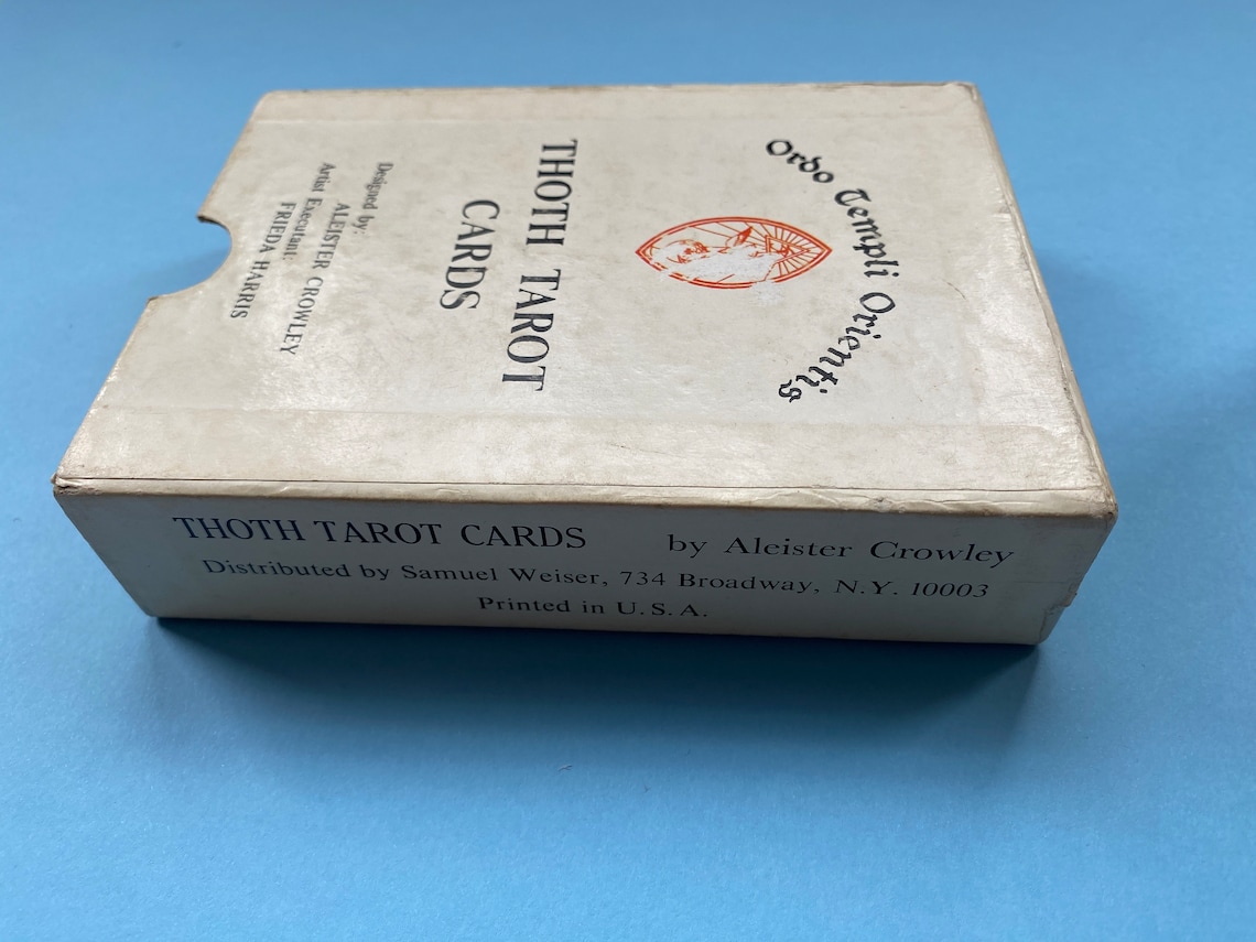 Ordo Templi Orientis Thoth Tarot Cards Aleister Crowley - Etsy