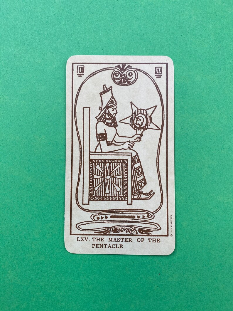 Rare Egyptian Tarot Deck 1980 US Games Printed by AG Muller in - Etsy