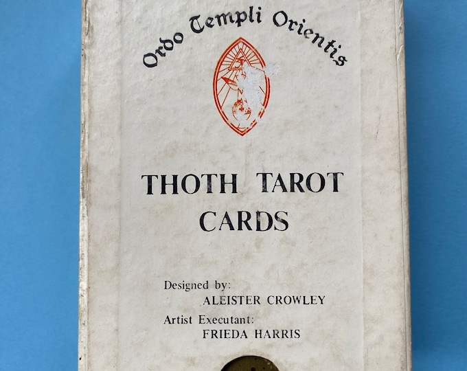 Ordo Templi Orientis, Thoth Tarot Cards, Aleister Crowley "white Box B ...
