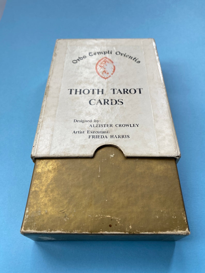 Ordo Templi Orientis Thoth Tarot Cards Aleister Crowley - Etsy