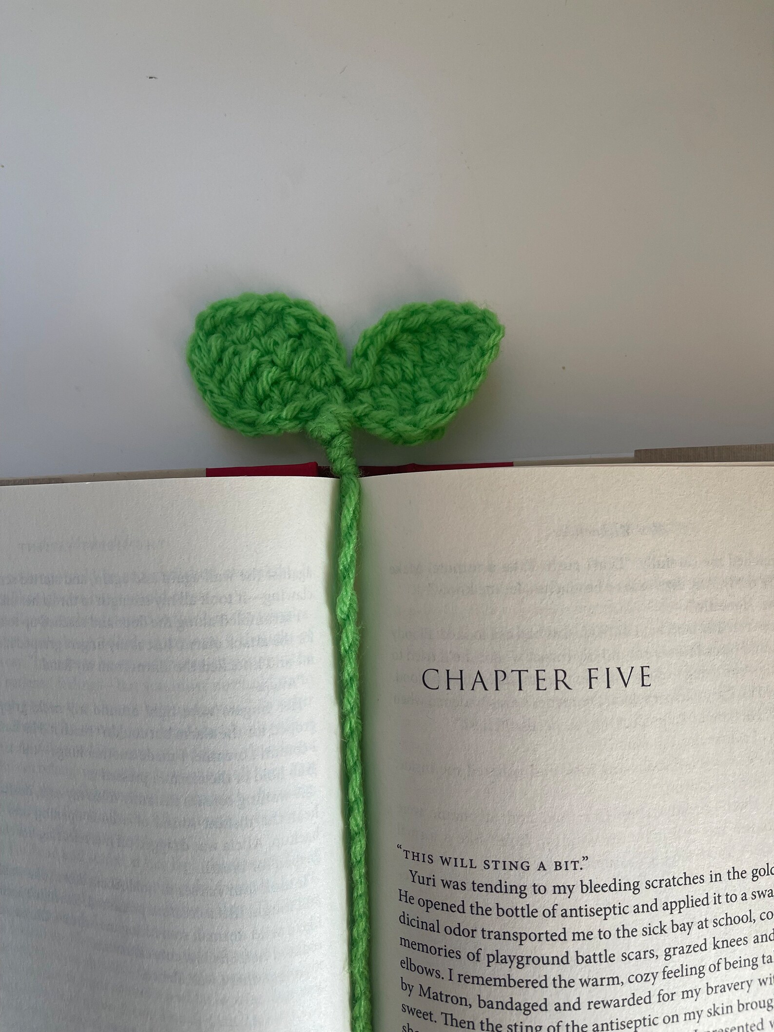 Crochet Leaf Bookmark, Handmade Bookmark - Etsy