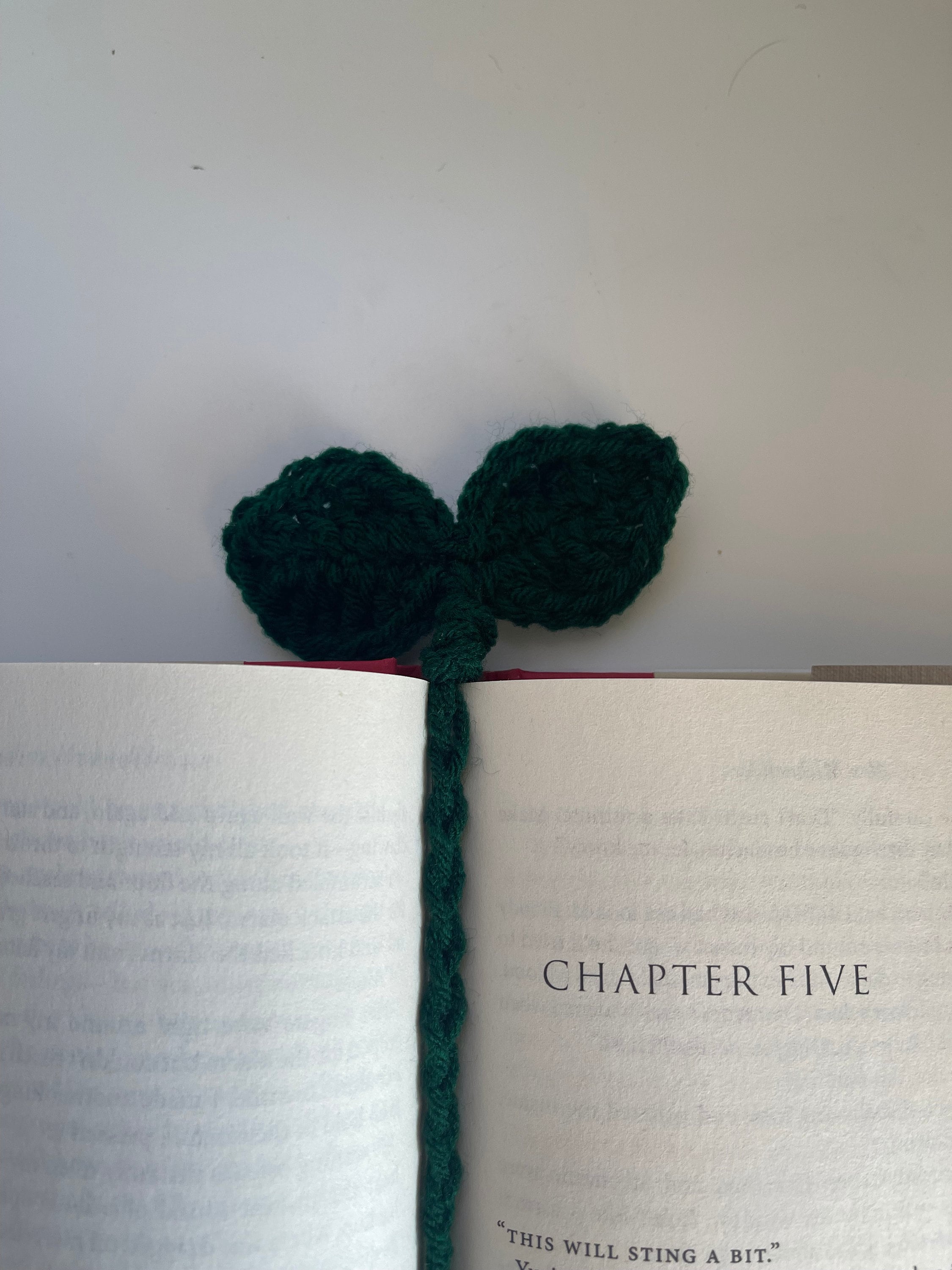 Crochet Leaf Bookmark, Handmade Bookmark - Etsy