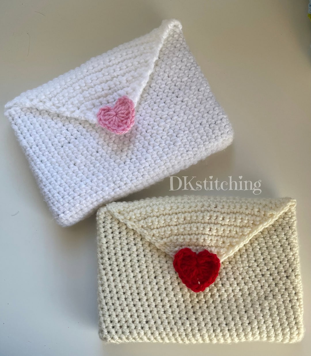 Crochet Love Letter Book Sleeve, Handmade Acrylic Book Cover - Etsy