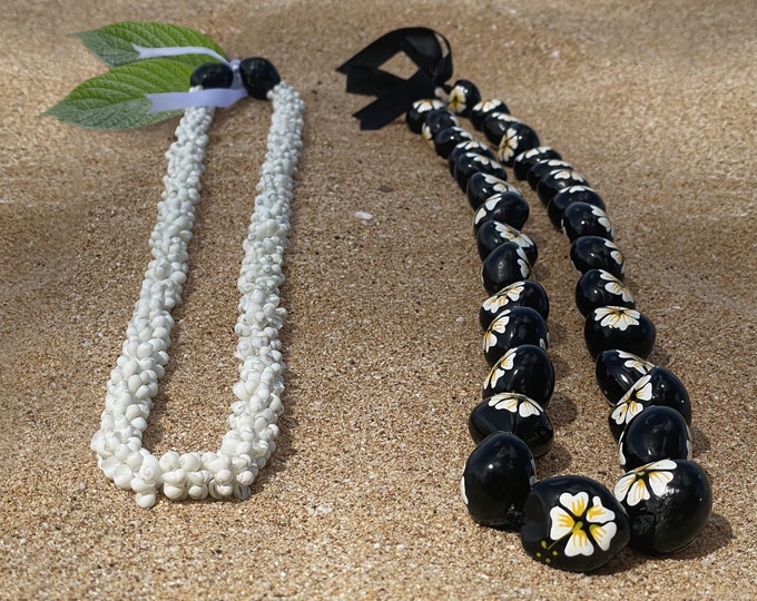 Premium Kukui Nut Lei | Shell Lei | Hawaii Lei | Hawaiian Lei | Lei ...