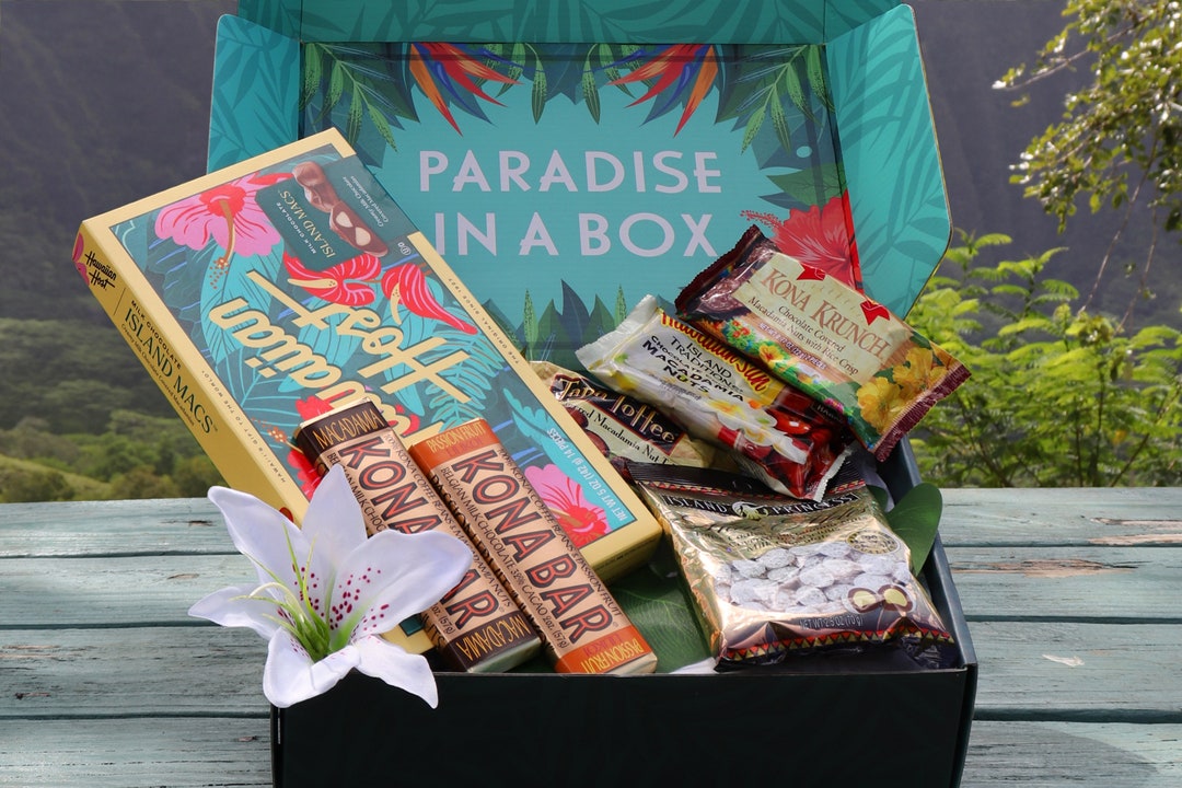 Chocolate Crave Box Hawaiian Gift Tropical Gift Hawaii Macadamia Made ...