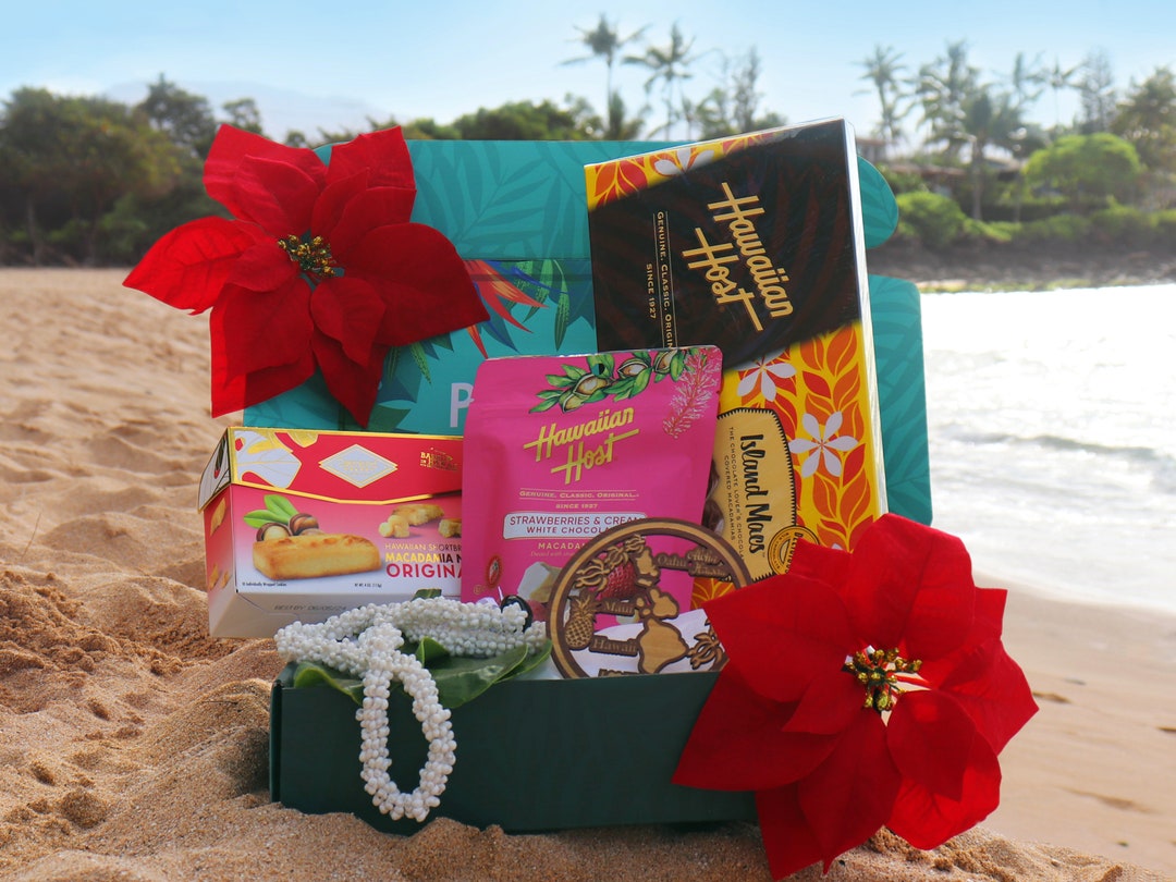 Hawaiian Holiday Box Hawaiian Box Christmas Gift Hawaii Macadamia Made ...