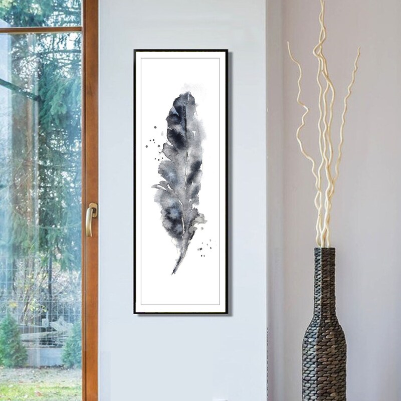 Large Feather Art - Etsy