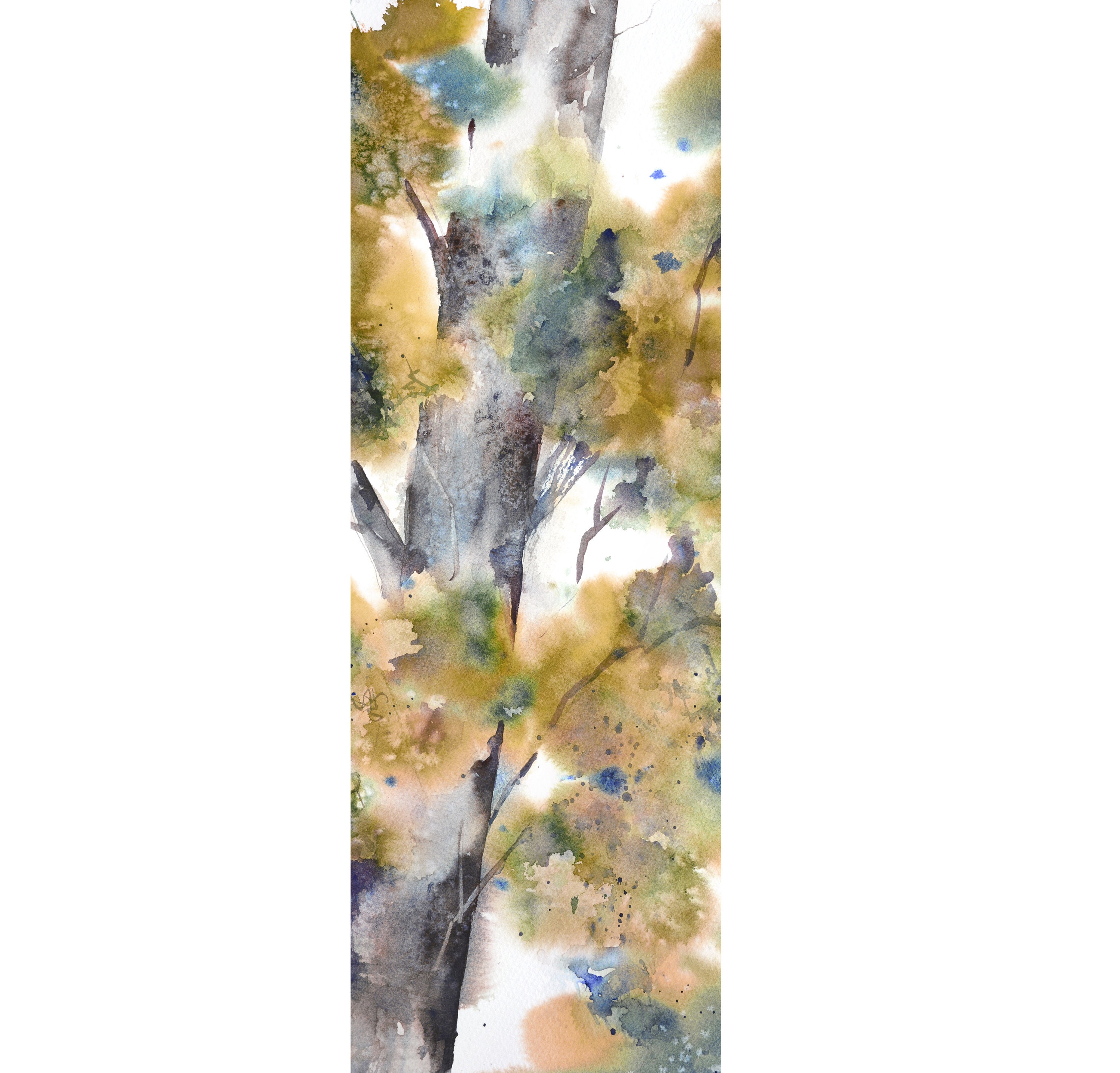 Narrow Thin Vertical Artwork Long Large Giclee Art Print - Etsy