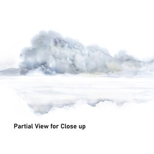 Huge Horizontal Print, Extra Large Wall Art, Grey White Abstract, Big ...