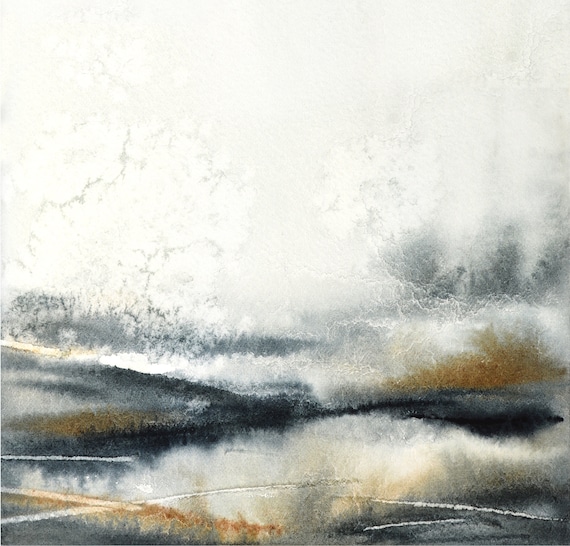 Textured Looking Artwork Neutral Color Abstract Wall Print - Etsy