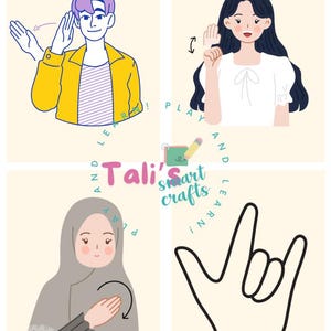 PRINTABLE Montessori AUSLAN Alphabet and Basic Sign Language Memory ...