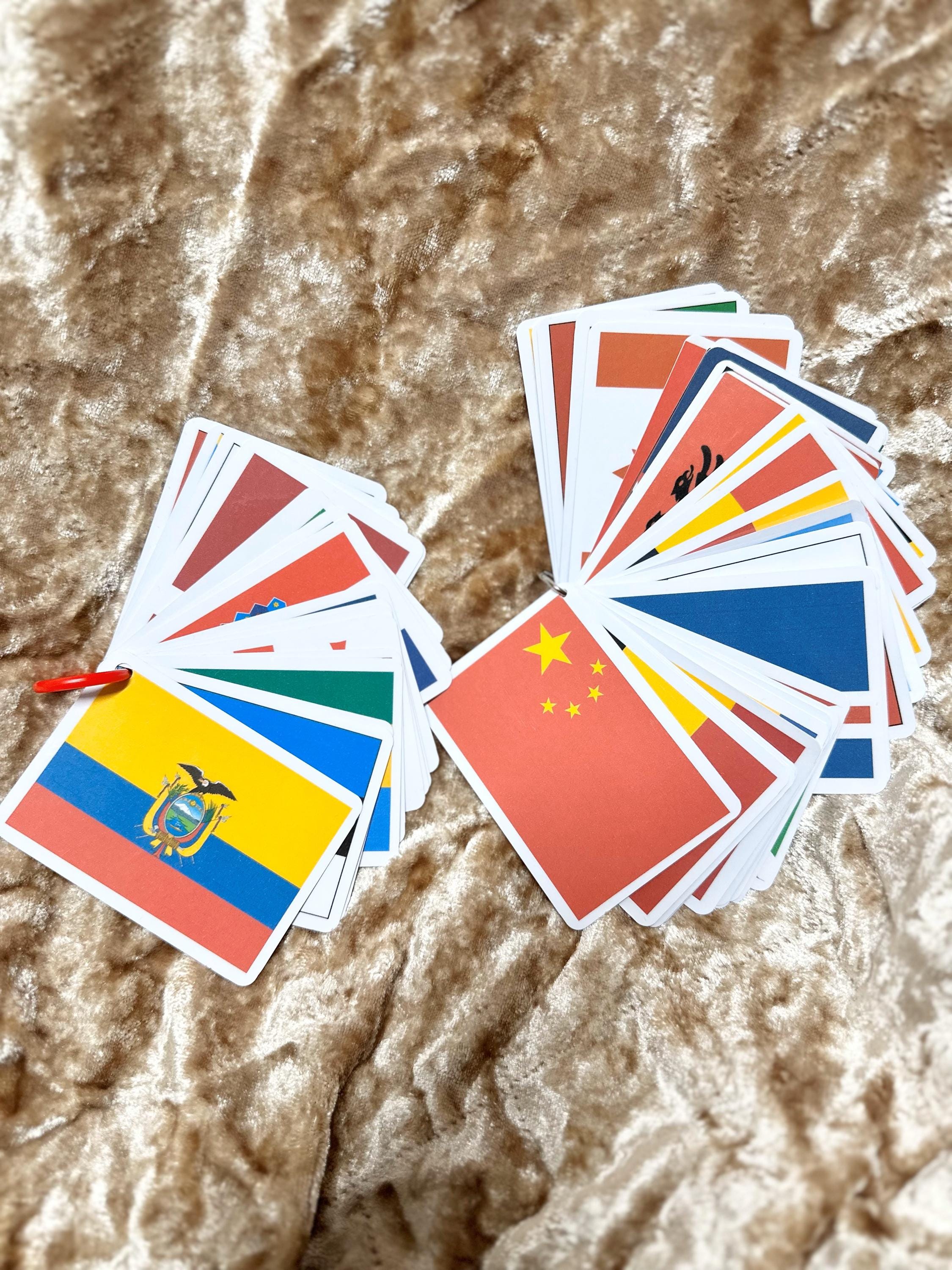 201 Country Flags Flashcards | Flags of the World Flashcards | High ...