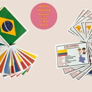 PRINTABLE Montessori NORTH AMERICA Flags| Kids Flags Flashcards | Kids ...