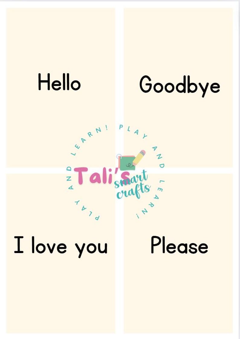 PRINTABLE Montessori ASL Alphabet and Basic Sign Language Memory ...