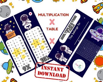 PRINTABLE Multiplication Table 1x-10x, Multiplication Table Flashcards ...