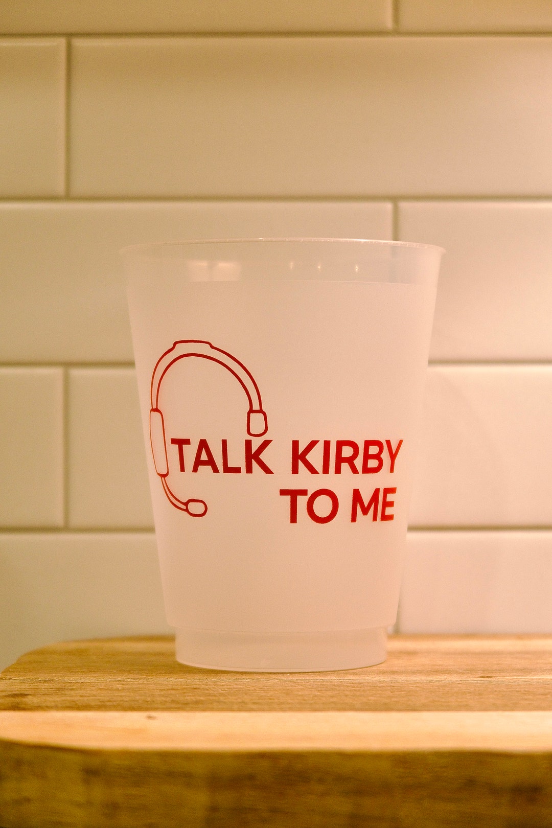 Talk Kirby to Me 16 Oz Frosted Flex Cup - Etsy