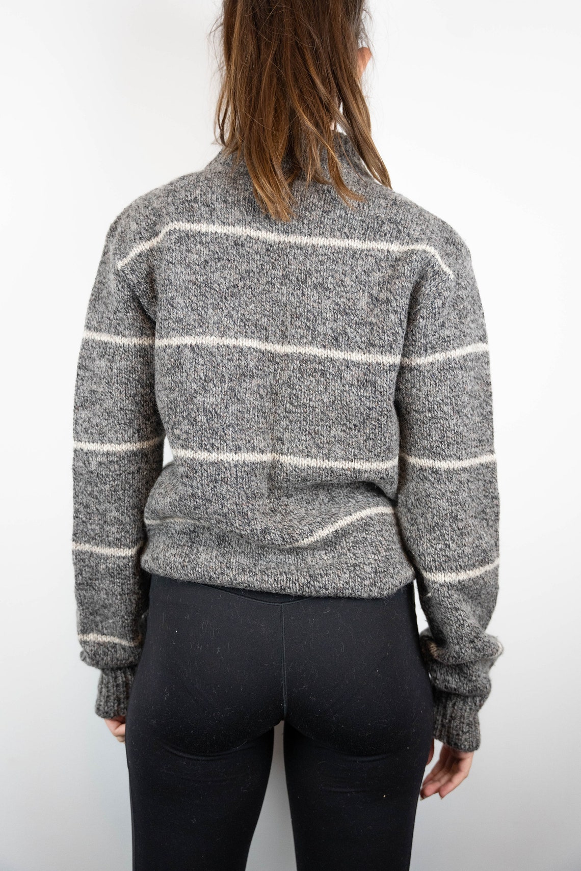 Vintage Boathouse Row Quarter Button Sweater - Etsy