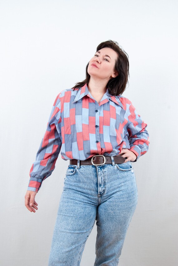 Vintage 70s pastel check - Gem